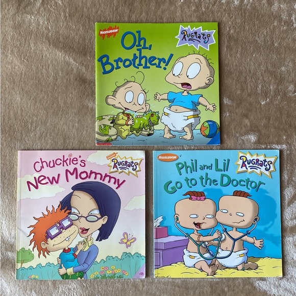 Nickelodeon | Toys | Nickelodeon Rugrats Book Bundle Of 3 Books | Poshmark